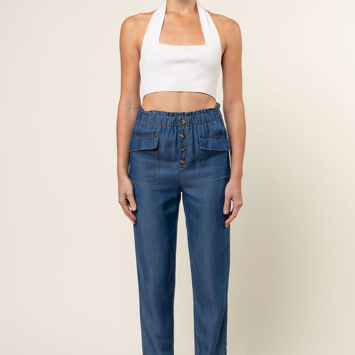 Tencel™ Paper Bag Pants – Naked Zebra Wholesale